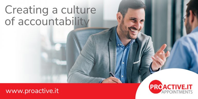 Creating a culture of accountability - a growing trend | Proactive.IT
